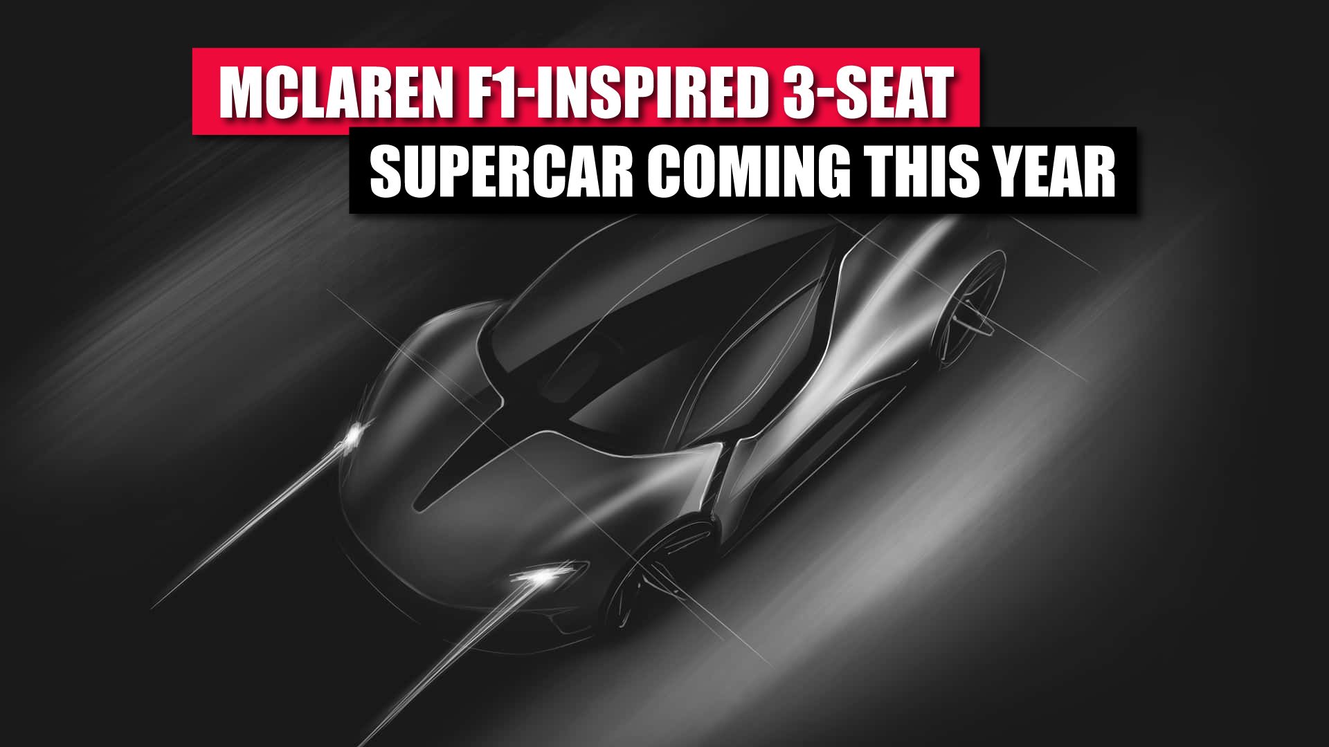 New Three-Seater Supercar Channels The Spirit Of The McLaren F1