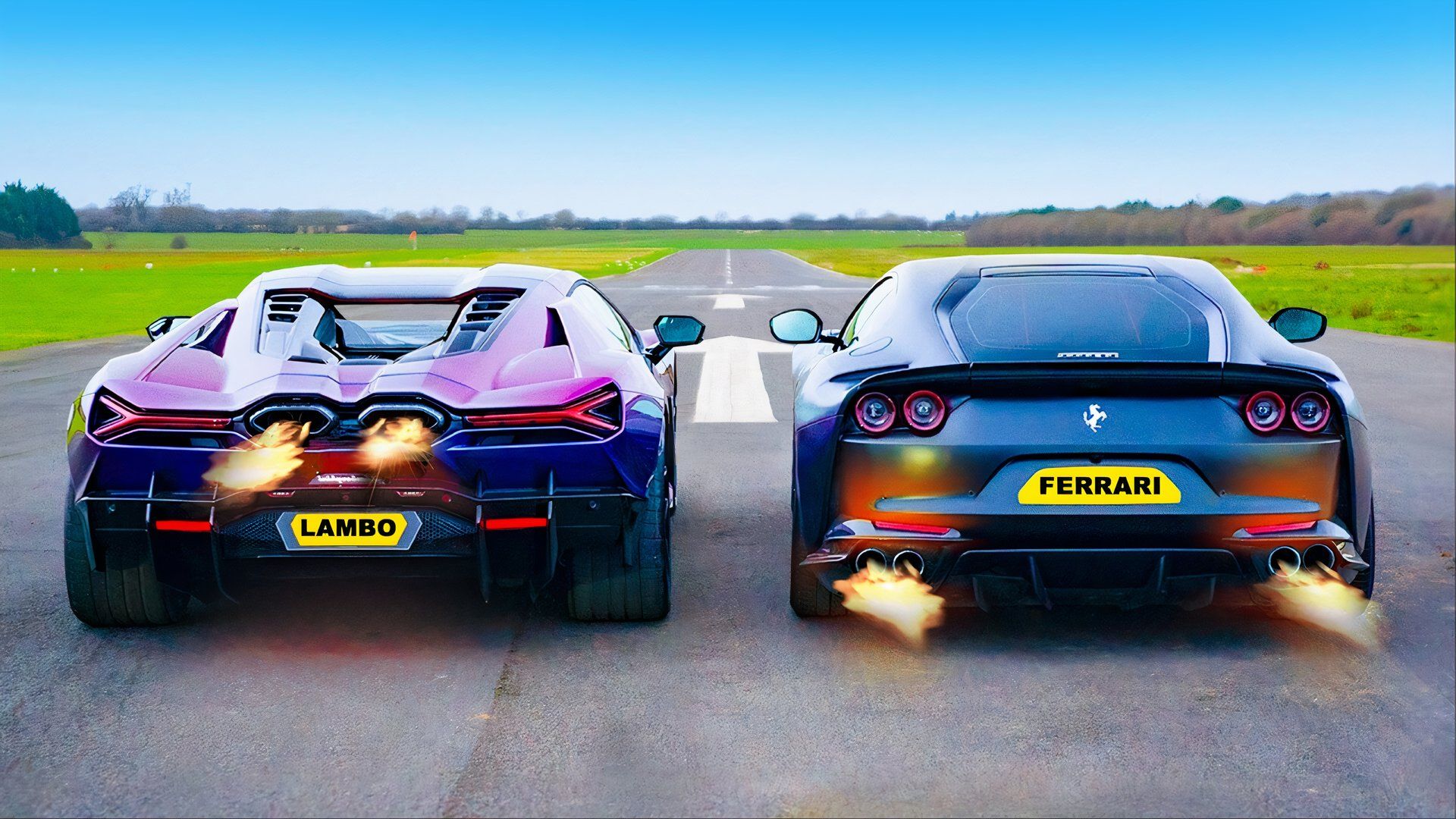 Watch Four Straight Piped Supercars Rev It Out In The World's Loudest ...