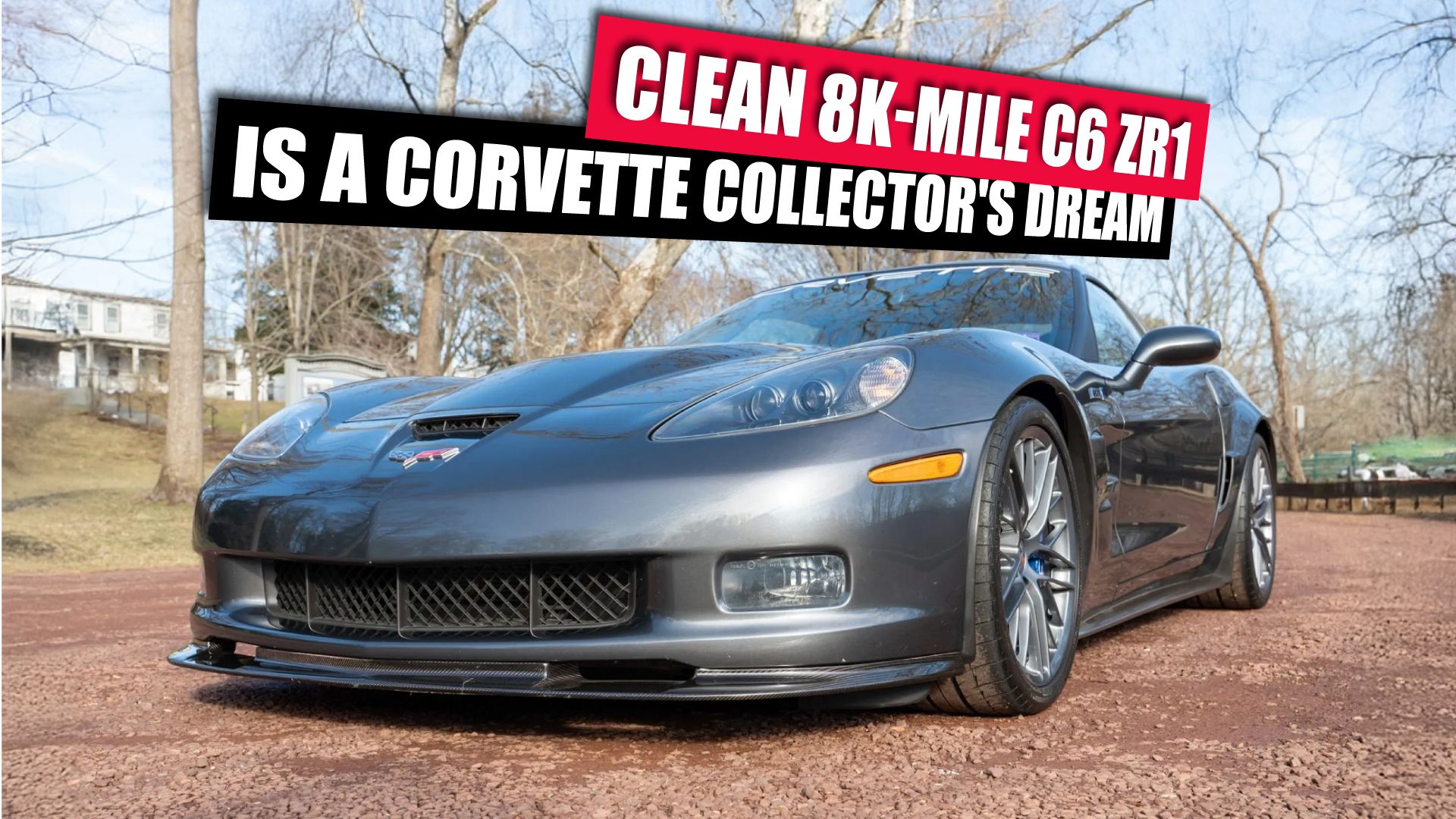Clean 8K-Mile Chevrolet C6 Corvette ZR1 At Auction