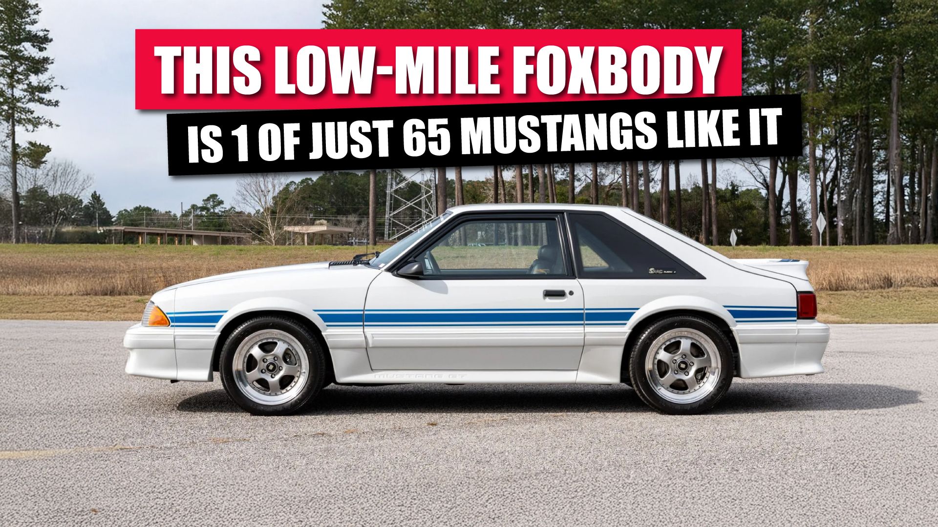 Rare 1991 Ford Mustang SAAC MKI Heads To Auction