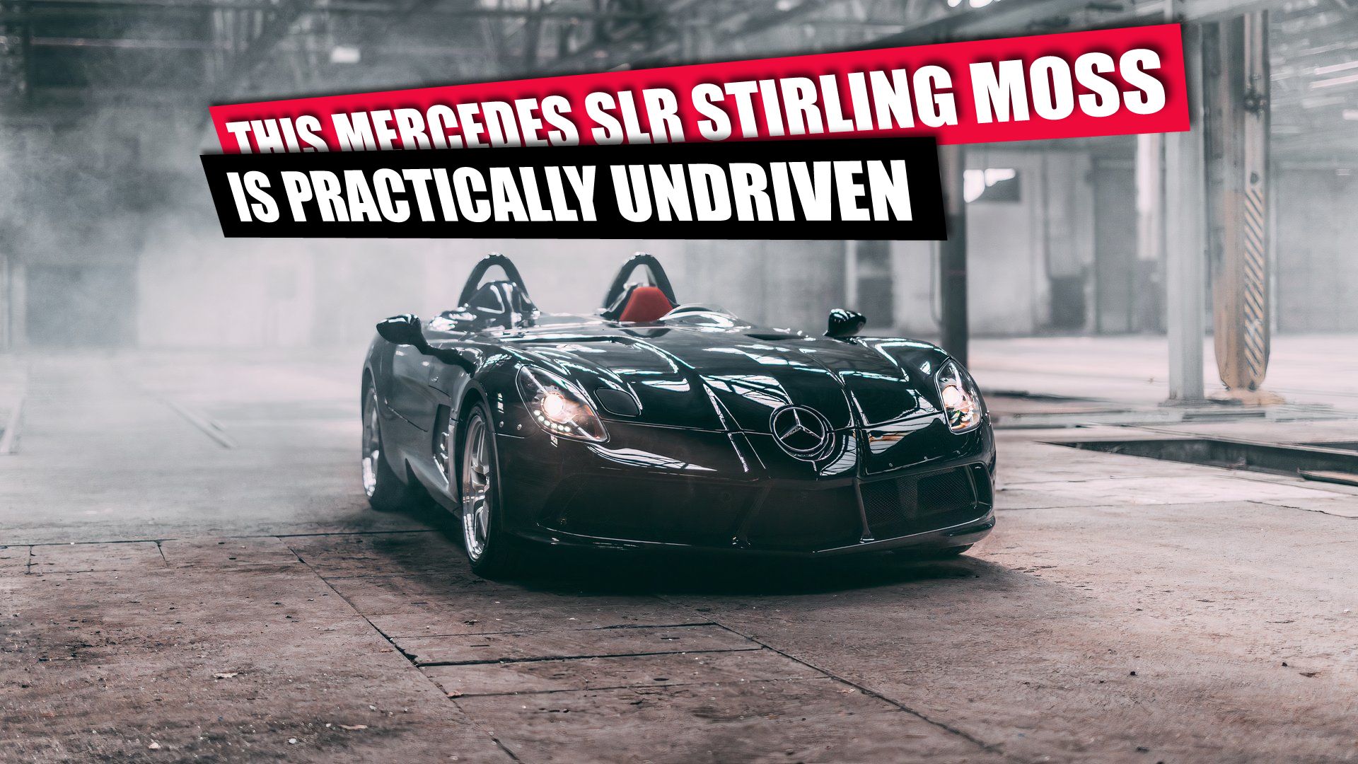 Ultra-Rare McLaren-Mercedes SLR Has Never Been Driven