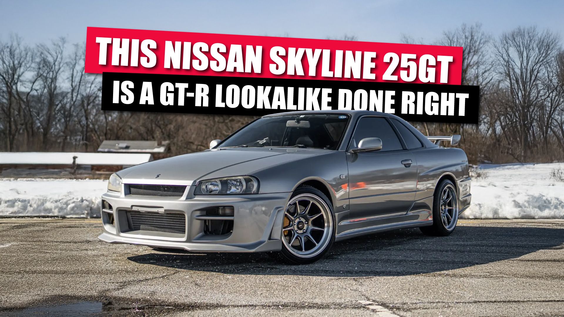 Clean Nissan Skyline 25GT Is A GT-R Lookalike Done Right