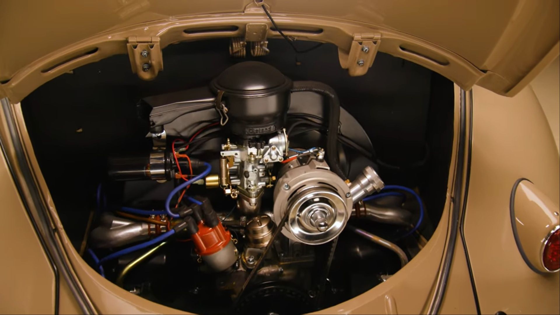 Jay Leno’s ’57 Beetle Has Twice The Power, Zero Aerodynamics