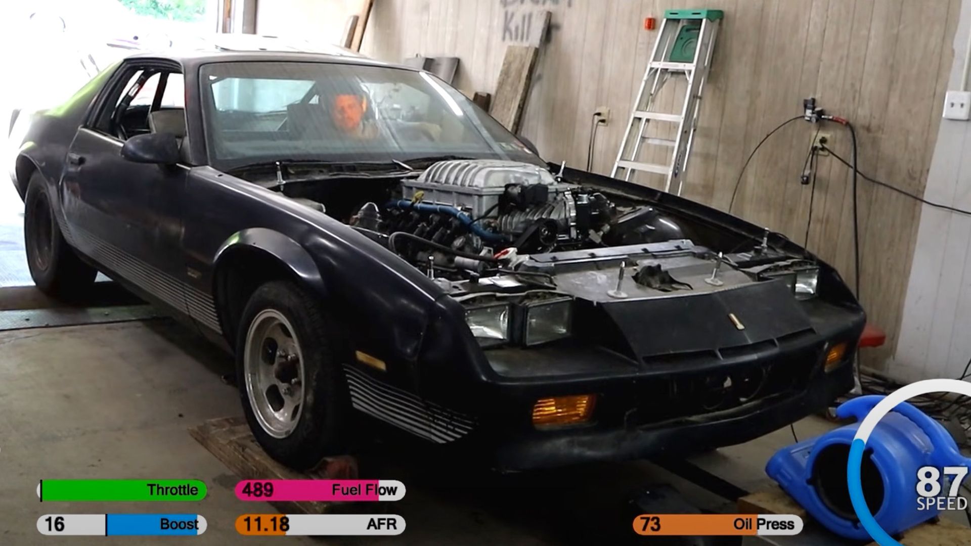 YouTuber Dynos Hellcat Supercharged LS Camaro Before Crashing