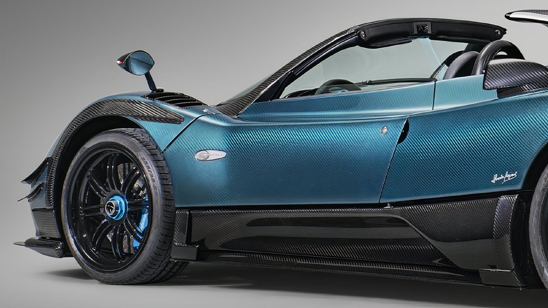 Pagani Zonda Cinque Roadster Azul