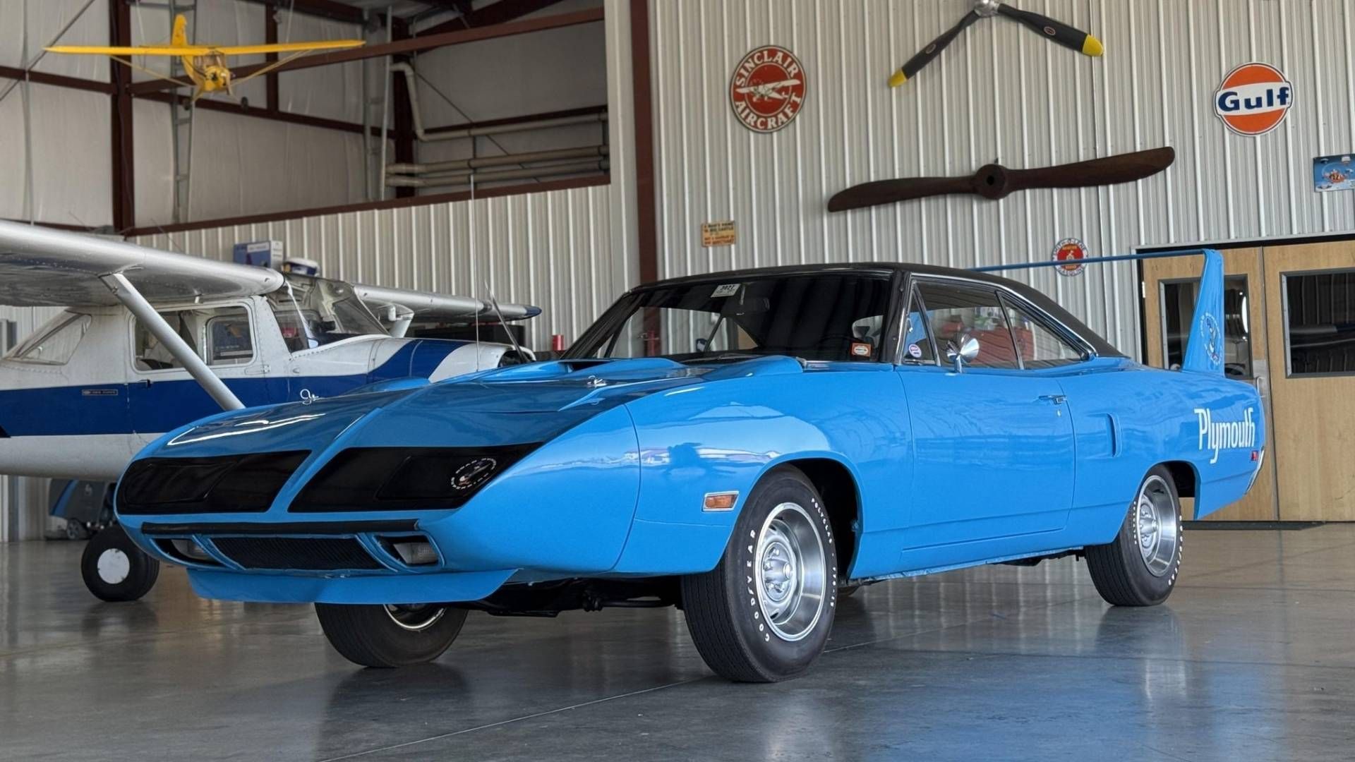 This Autographed 1970 Plymouth Superbird In Petty Blue Is An Ultra-Rare ...