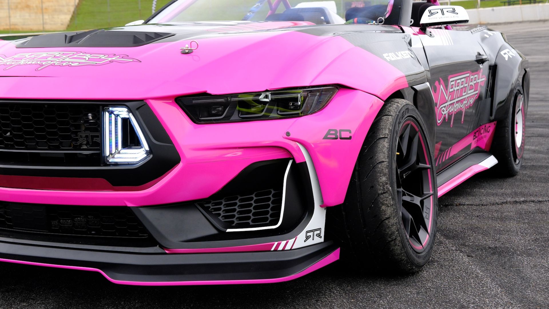 RTR Built T-Pain This Awesome 800-HP Mustang Convertible Drift Car
