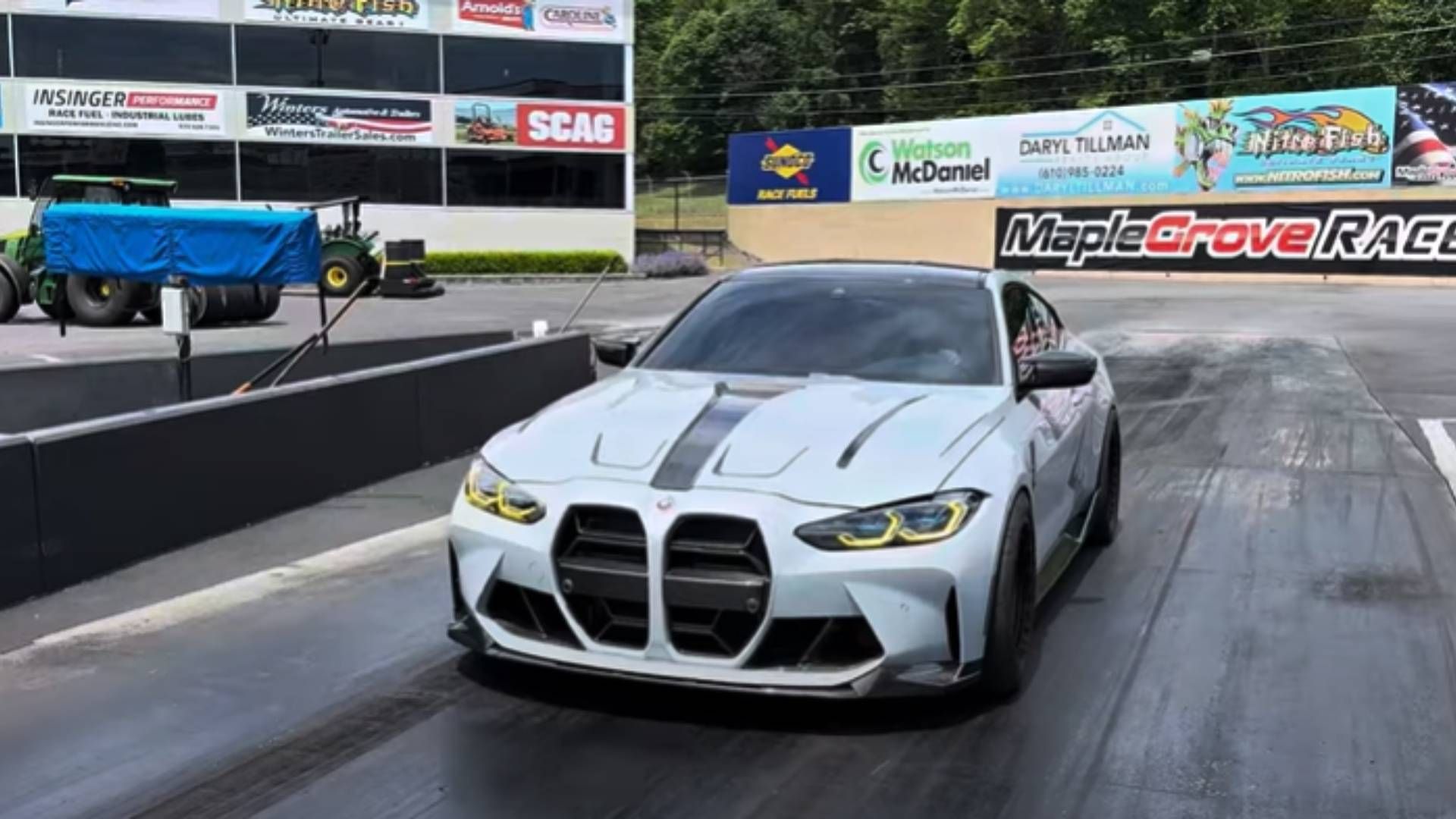 BMW M4 Makes World Record Pass: Still Has Full Interior