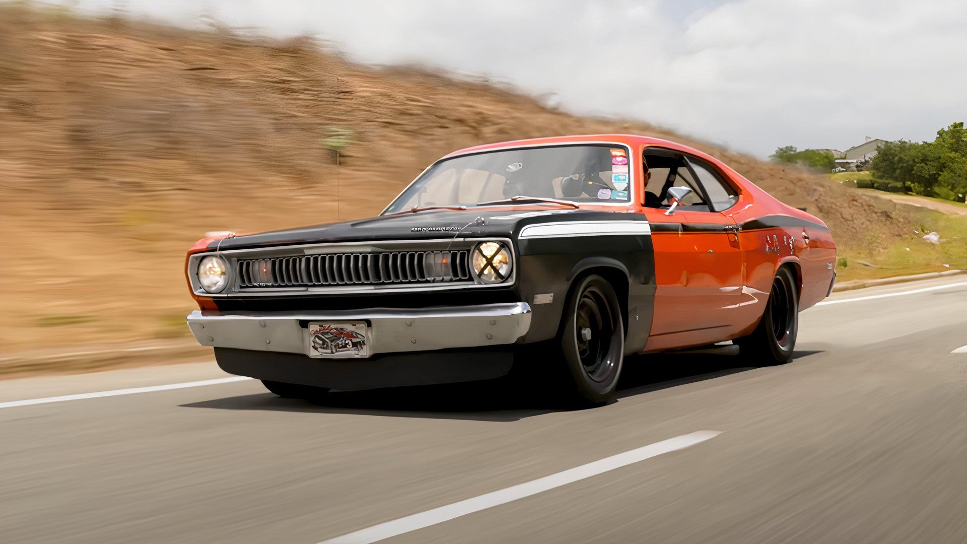 1972 Plymouth Duster Restomod Packs Chevy V8 Power