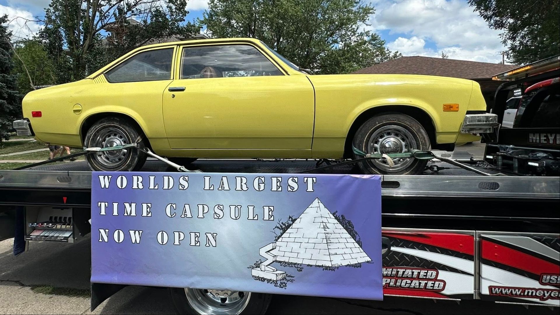 Nebraska Unearths 1975 Chevy Vega From World’s Largest Time Capsule