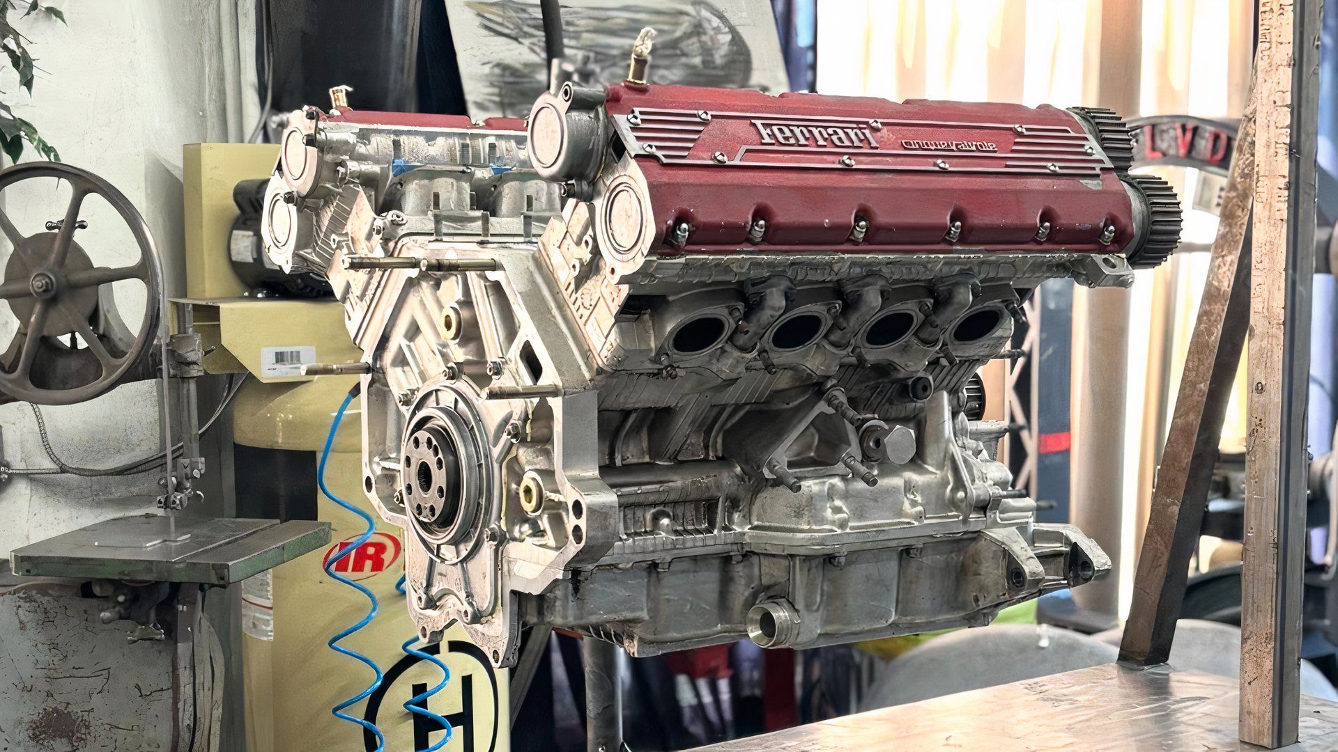 Ferrari V8 Motorcycle Build Is the Craziest Engine Swap Yet