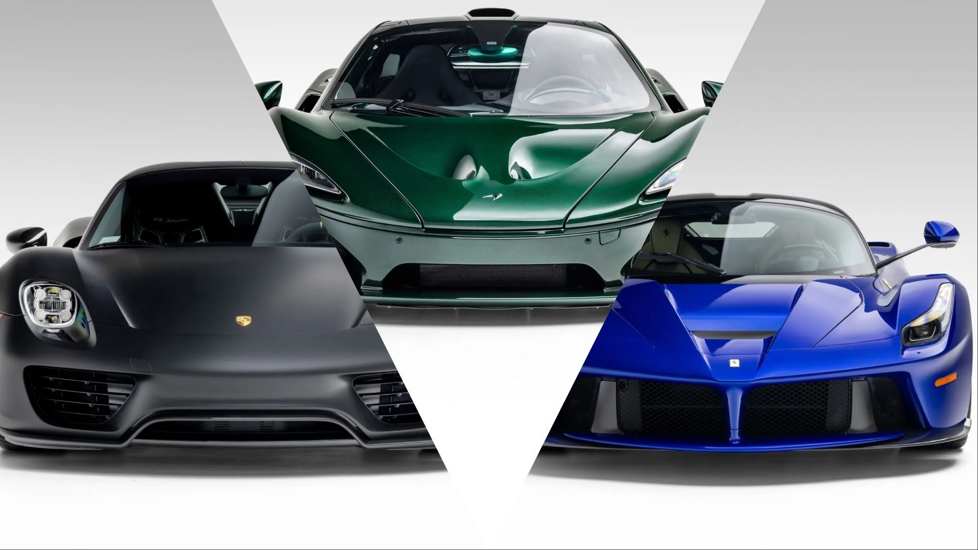 LaFerrari, Porsche 918 Spyder, McLaren P1 Auctioned As Hypercar Holy ...