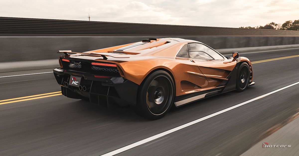 2024 McLaren F1 Hotcars Render: Three Seat Hypercar To Beat The Chiron ...