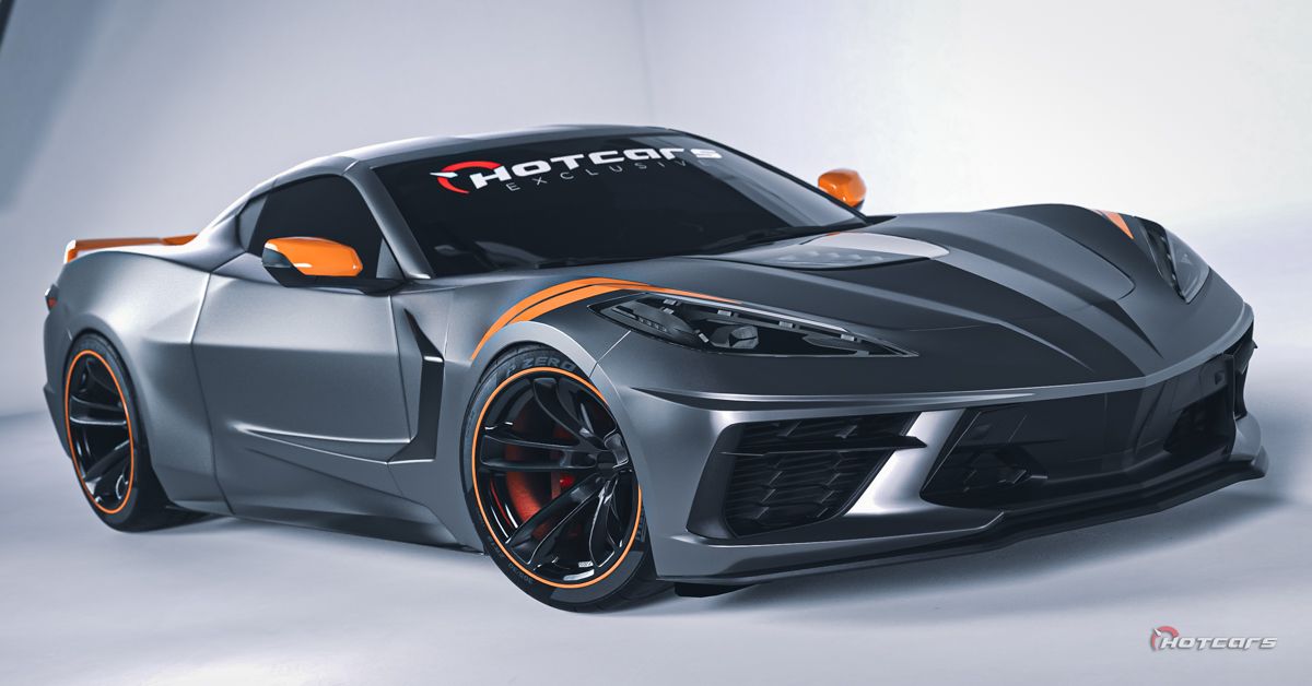 Here's What A C8 Chevrolet Corvette Might Have Looked Like With A Front ...