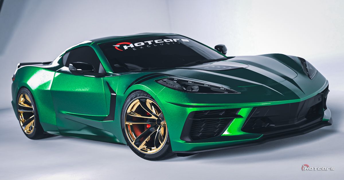 Here's What A C8 Chevrolet Corvette Might Have Looked Like With A Front ...