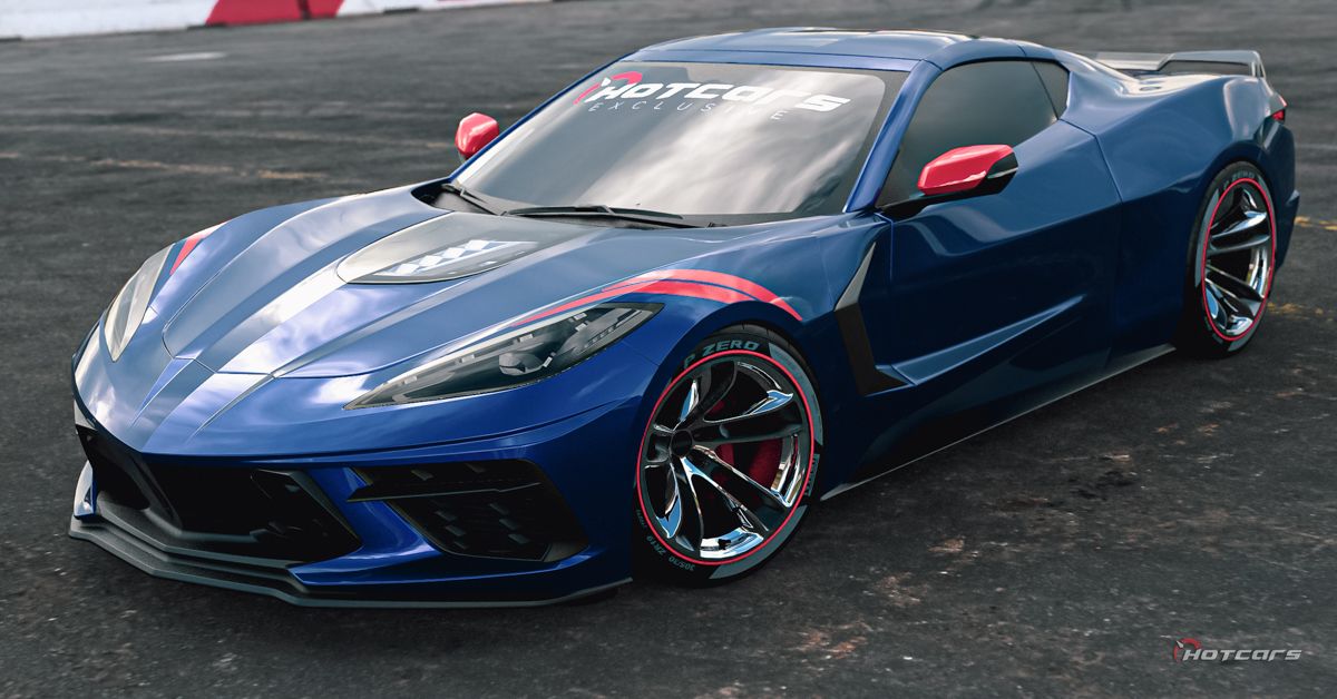 Here's What A C8 Chevrolet Corvette Might Have Looked Like With A Front ...