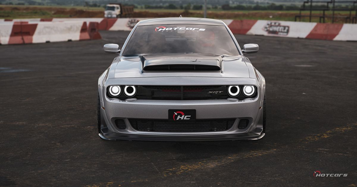 The HotCars Four-Door Demon 170 Render Is A Badass Corn-Fed Tesla Plaid ...