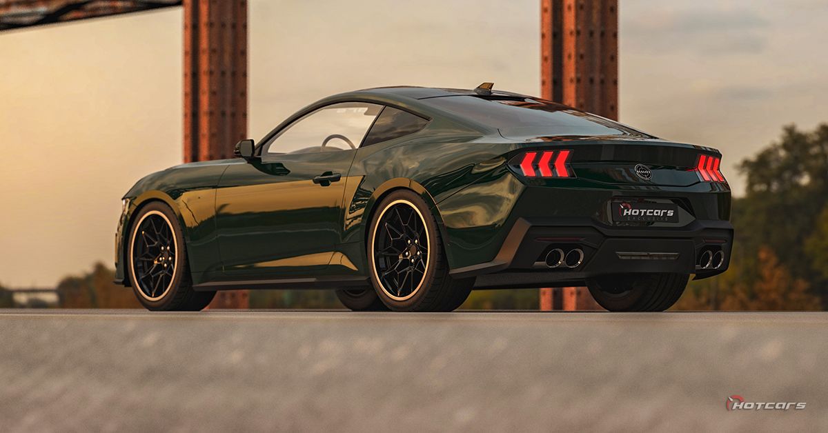 Move Over Dark Horse, The 2024 Ford Mustang Bullitt Render Is The Real Deal