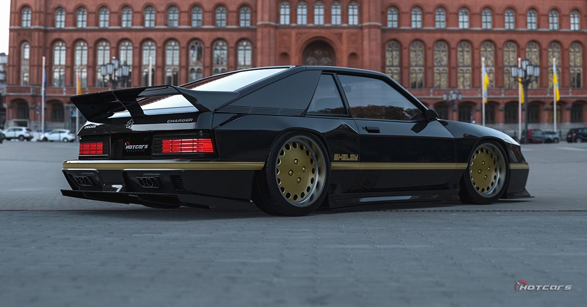 Our New 1987 Dodge Shelby Charger Render Reminds Us Of The Charger's ...