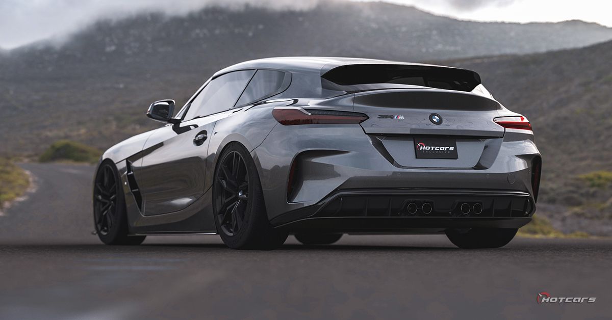 This 2025 BMW Z4 M Coupe Render Would Be The Return Of The Iconic Clown-Shoe