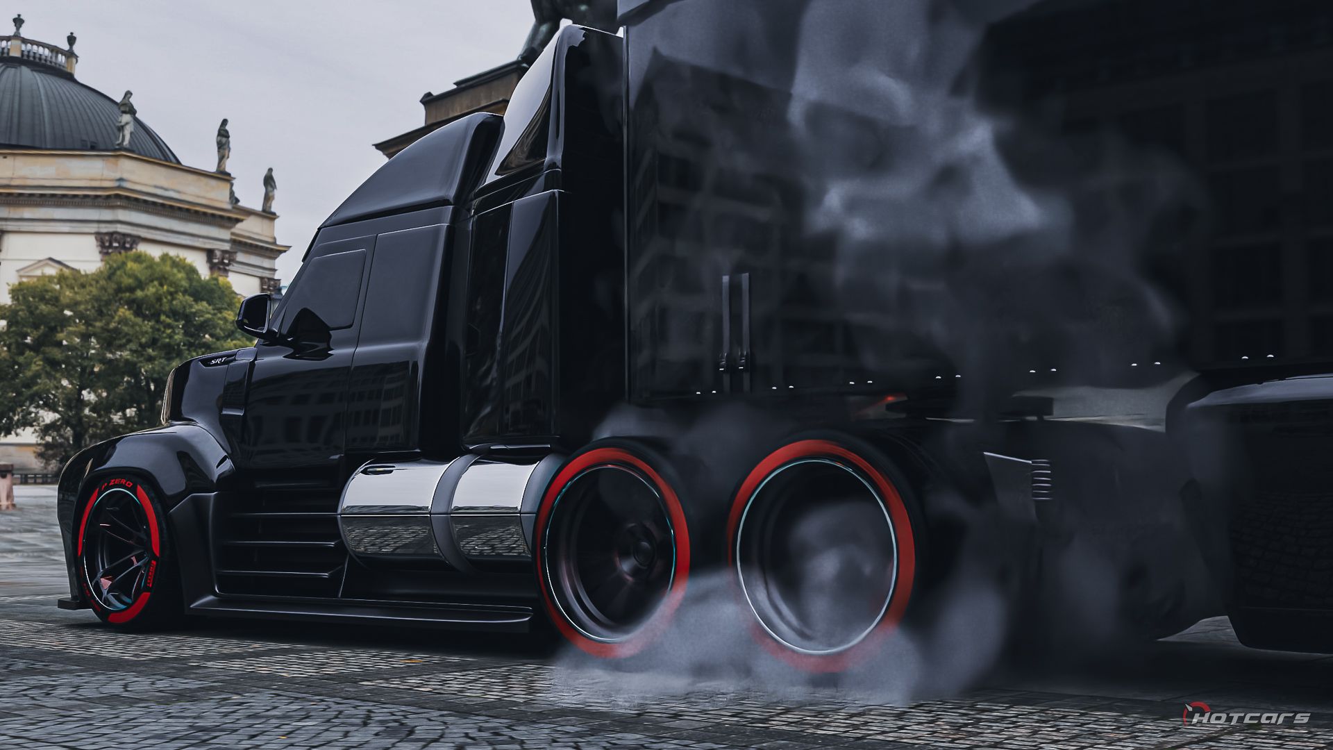 The Dodge Charger Semi Truck: Our Render Vision Of The Perfect Transport For The Charger SRT Daytona