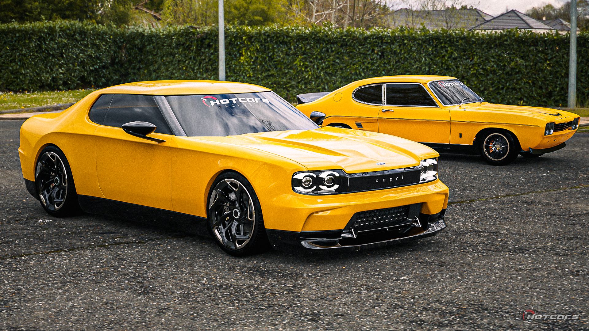 This Ford Capri EV Sport Render Is A Real Sports Car Just Like The Original